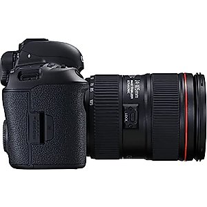 Camera Bundle for Canon EOS 5D Mark IV DSLR Camera w/ 24-105mm USM Lens + Digital TTL Flash, Backpack, 128GB High Speed Memory Card, Extra Battery + Professional Bundle (Renewed)