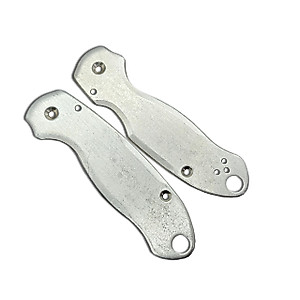 Stone washed BRASS Scales for Spyderco Para 3
