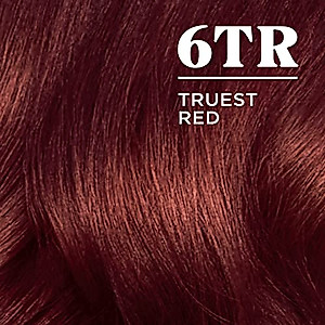 Clairol Nice'n Easy Permanent Hair Dye, 6TR Truest Red Hair Color, Pack of 1