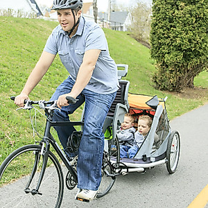 Universal Bicycle Trailer Hitch：Bike Trailer Coupler Attachment Hitch - Bicycle Rear Trailer Replacement Axle for Bike Cargo Pet Trailers