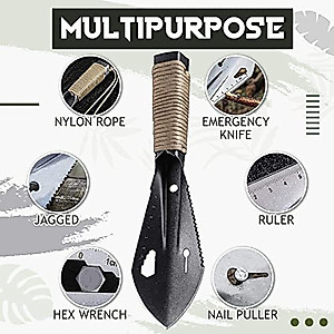Snow Shovel for Heavy Snow Small Hand Shovel Multipurpose Portable Shovel Tools Portable Mini Gardening Patio & Garden