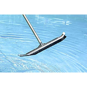 Poolmaster 20191 24" Aluminum-Back Brush - Commercial Collection