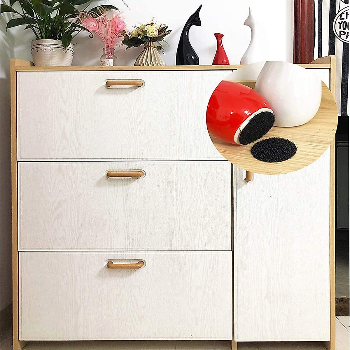 BRAVESHINE Adhesive Tape - 12PCS Sticky Back Hook Loop Dots - Double Sided Industrial Strength Coins - Heavy Duty Rug Carpet Gripper Pad Mounting Tape for Wall Decor or Tools Hanging - Round 2 inch