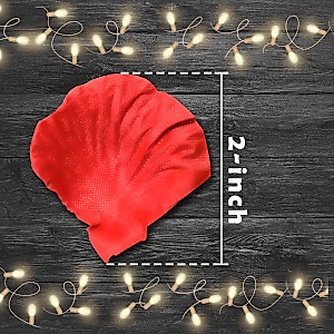 VKshop 4500 Pack Red Rose Petals,Artificial Roses Flower Petals for Romantic Night,Valentine's Day and Weddings