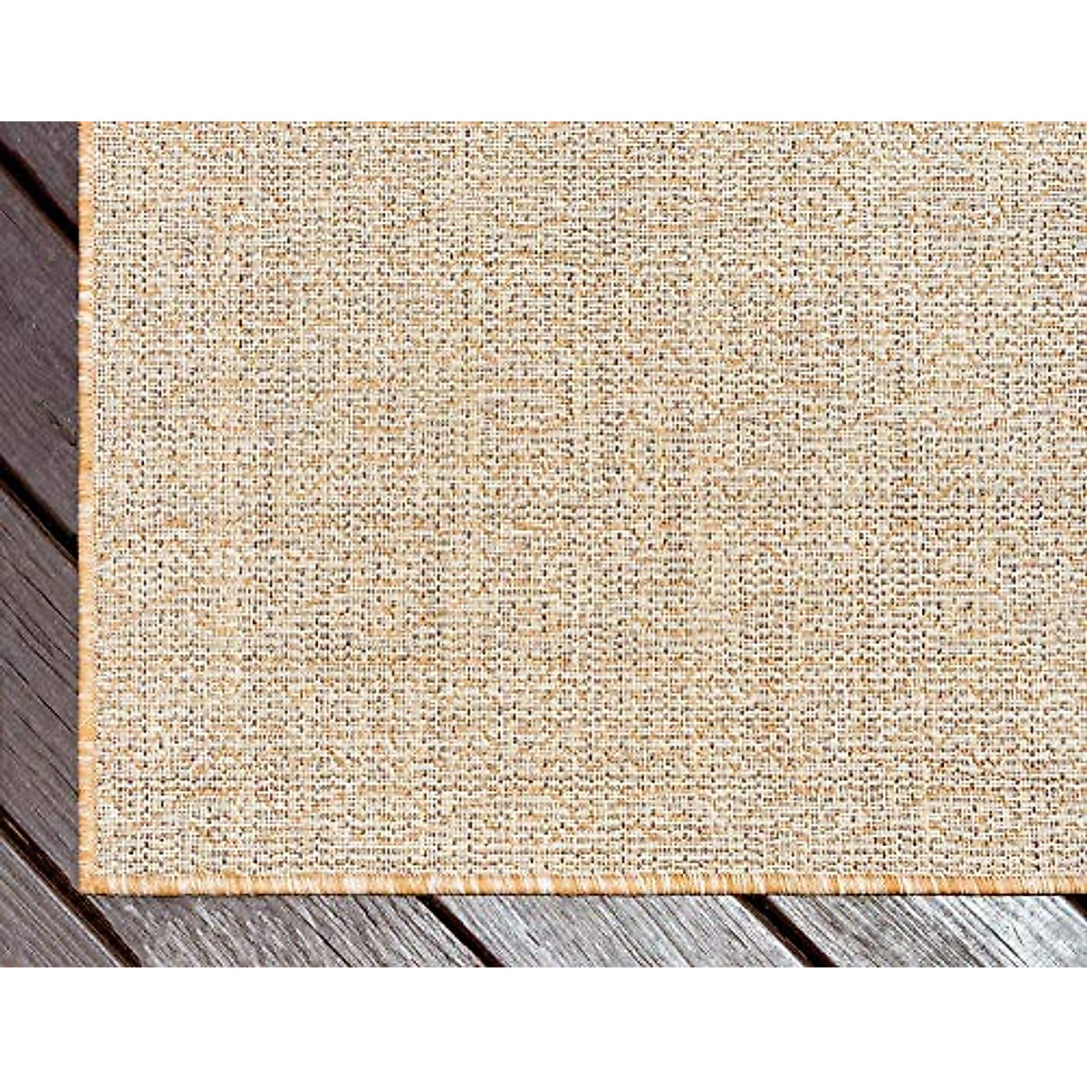 Unique Loom Modern Collection Distressed, Stripes, Helix, Vintage, Indoor and Outdoor Area Rug, 2 ft 2 in x 3 ft, Light Brown/Beige