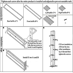 MOAMUN Bamboo Plant Stand 7 Tier 8 Potted Flower Display Rack Planter Stand Holder Shelf for Indoor and Outdoor Patio Garden, Living Room, Corner Balcony and Bedroom