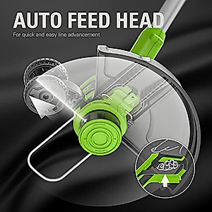 Greenworks 40V 13-Inch Cordless String Trimmer/Edger and Leaf Blower Combo Kit + 3 Bonus Spools, 2.0Ah Battery and Charger Included