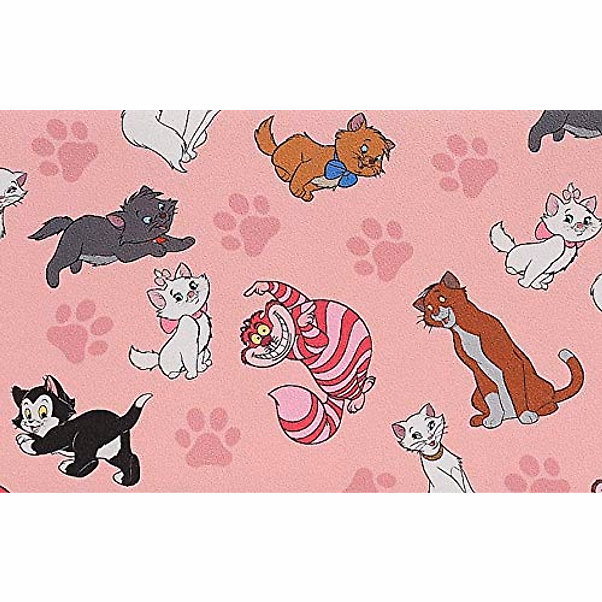 Loungefly Disney Cats Wallet Zip Around Clutch Faux Leather