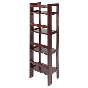 Winsome Wood Terry Shelving, Walnut