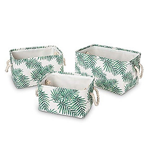 Home Zone Living VS19597E Storage Basket, 3-Pack, Palm