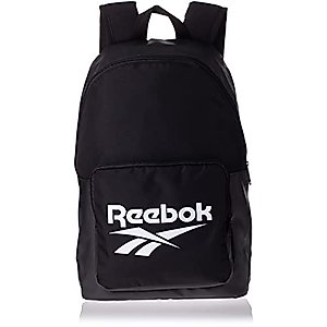 Reebok Backpack, Black/Black, One Size