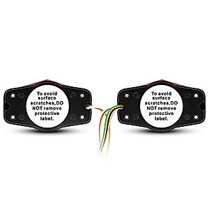 CZC AUTO 12V LED Magnetic Towing Light Kit for Boat Trailer RV Truck - Magnetic Strength 55 Pounds