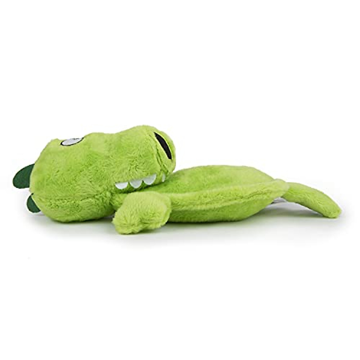 Hear Doggy Flatties with Chew Guard Technology Dog Toy, Gator, Large, Green, Model:58546