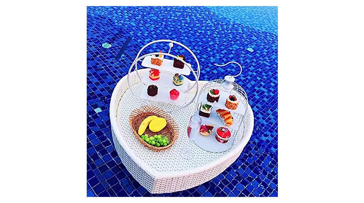 Heart Floating Plate - Stylish Pool Tray for Parties