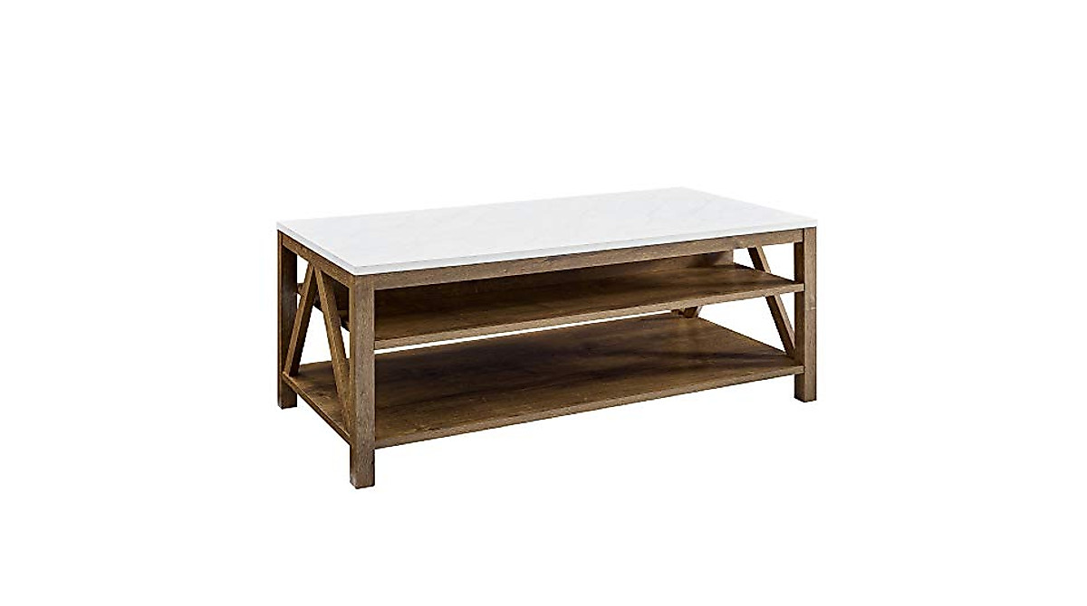 Walker Edison A-Frame Coffee Table - Stylish & Functional