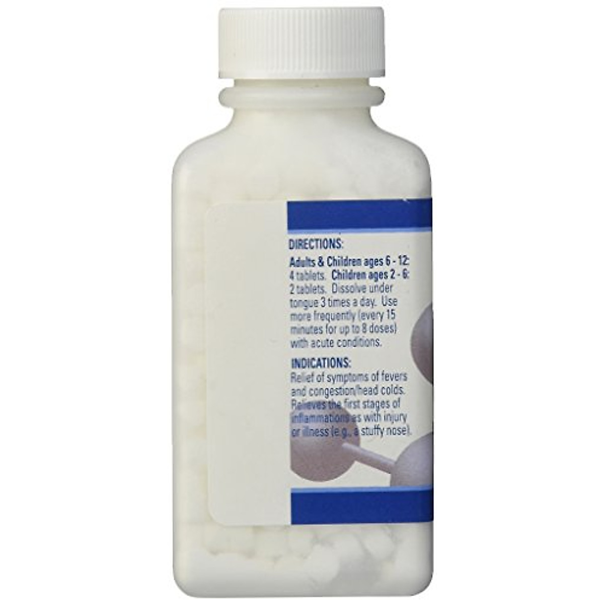 Hyland's Decongestant and Sinus Relief, Inflammation Supplement, Natural Relief of Cold and Fever Symptoms, Hyland's #4 Cell Salt Ferrum Phos 6X Tablets, 500 Count