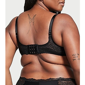 Victoria's Secret Dream Angels Push Up Bra, Padded, Plunge Neckline, Bras for Women, Black (34DD)