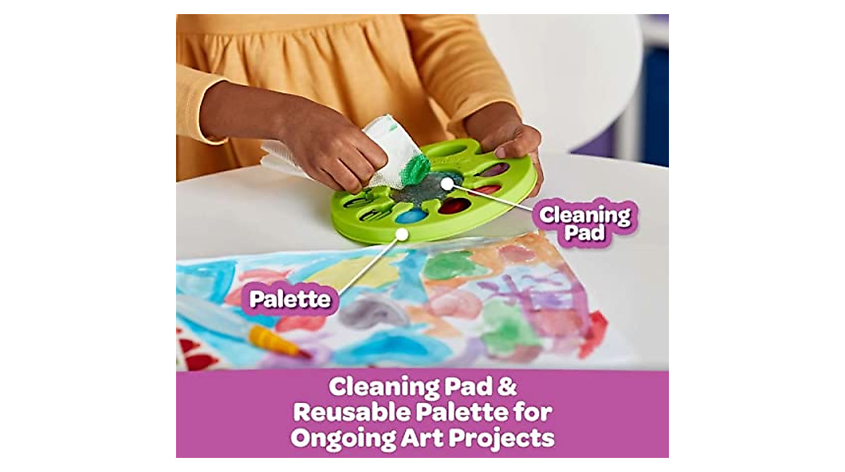 Crayola Watercolor Paint Set - Portable & Mess-Free for Kids