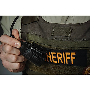 THE MIC LOOP Micro - Keeps Portable Radio Mic in Place for Police/Law Enforcement OD GREEN