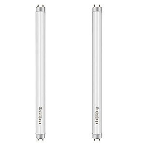 Bug Zapper Light Bulbs, Replacement Bulbs for 20W Electric Mosquito Zapper, 2 Pack 13'' 10W UV T8 Fluorescent Light Tube Replacement for 20W Indoor Outdoor Electronic Insect Pest Zapper Lamp Killer
