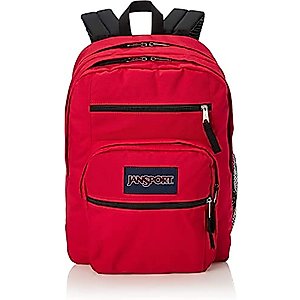 JanSport Big Student Backpack (Red Black, One Size)