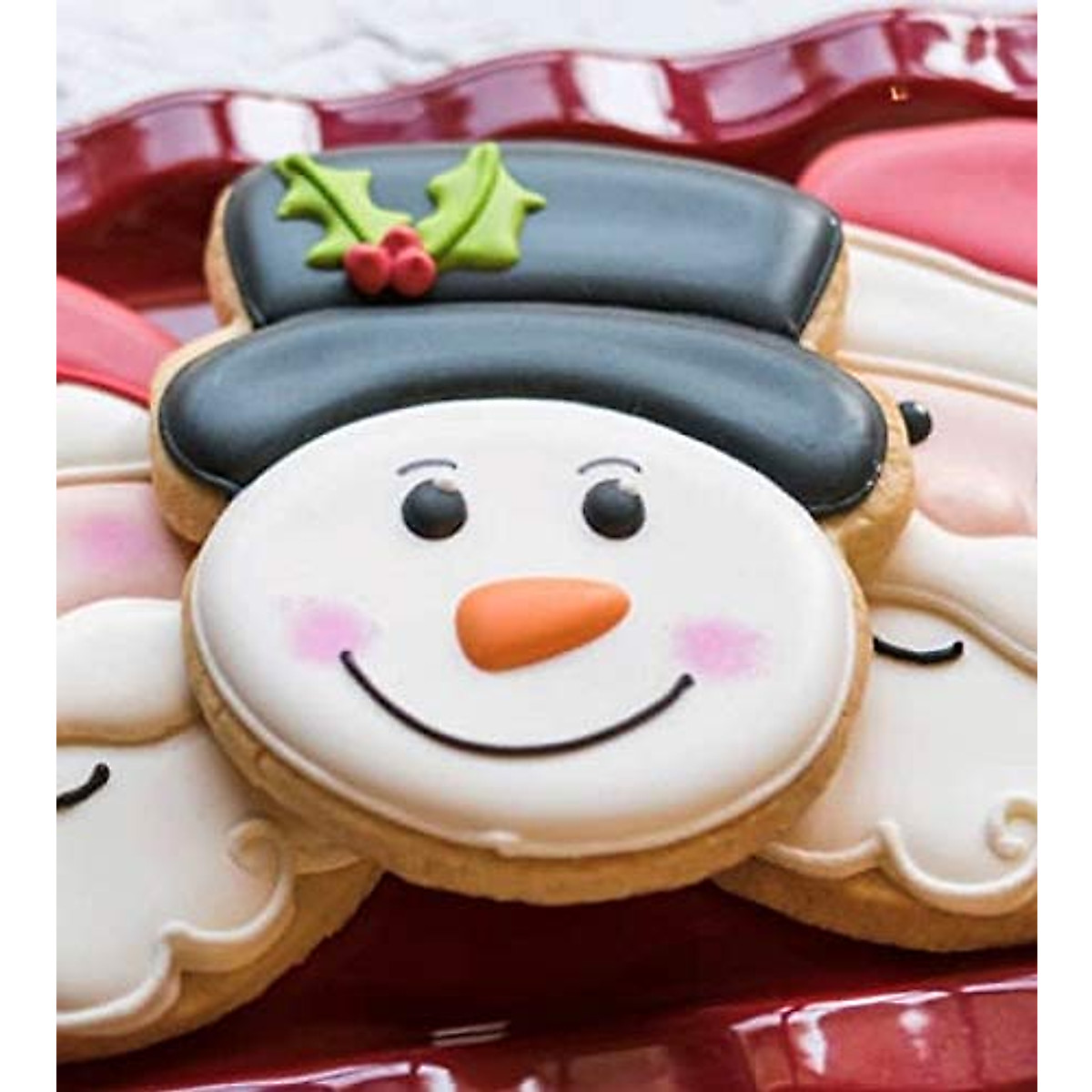 Snowman Head/Face Cookie Cutter, 4" Made in USA by Ann Clark