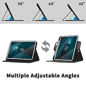 CAVOKAS for New iPad Pro 11 Inch Case 2021 3rd Generation, 2nd Gen 2020 Leather Case with Apple Pencil Holder - Auto Wake/Sleep, Durable & Removable Magnetic Protective Cover, Black