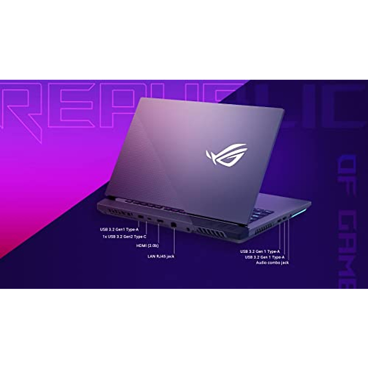 ASUS 2022 New ROG Strix Premium Gaming Laptop: 17.3" FHD 144Hz IPS Display, AMD Gaming 8-Core Ryzen 9-5900HX, 64GB RAM, 2TB SSD, 4GB GeForce RTX 3050Ti, WiFi-6, Backlit-KYB, USB-C, Win10H, TF