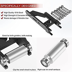 Belt Grinder 2x72 Small Wheel Holder Set 5 Sizes For knife Grinders Knife Making, 7.8In, 7.8
