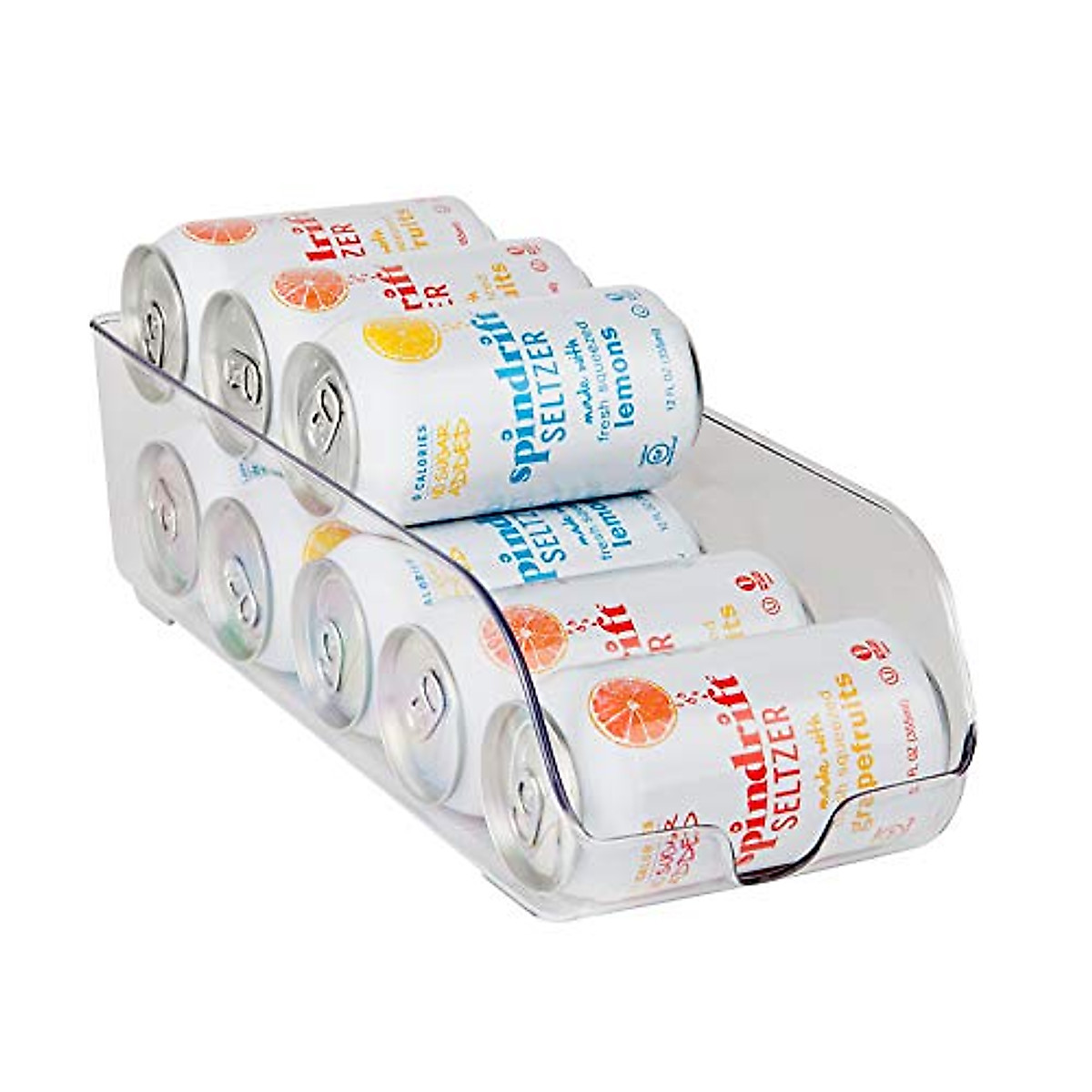 Dial Industries Refrigerator Soda Beverage Can Dispenser, Clear