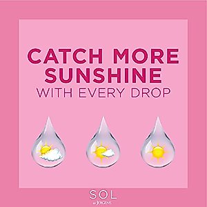 SOL by Jergens Deeper by the Drop Self Tanning Drops, Tanning Water, Add to Lotions, Serums, and Oils for Custom Tan, for Year-Round Glow, 1 Fluid Ounce