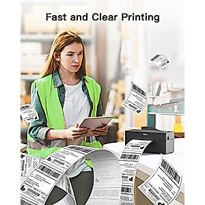 Nelko Bluetooth Thermal Shipping Label Printer, Wireless 4x6 Shipping Label Printer for Small Business, Support Android, iPhone and Windows, Widely Used for Amazon, Ebay, Shopify, Etsy, USPS