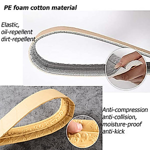 JATOK Diamond Painting Frame,2pcs 230cm/Roll Multifunction Self Adhesive 3D Pattern Edge Decoration Mouldings Trim Border Frame