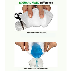 INT 【 10 Pack 】 TS KF94 Certified, Fresh Guard Safety Face Mask, Tri-Folding Style, 3D-Ergonomic Design, Individually Single Packs, White Color, Made in Korea. KF 94