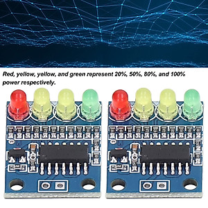 2Pcs Battery Level Indicator Battery Capacity Module Battery Level Indicator Module Module Capacity Tester Board 4 Phase 12V with 4pcs LED