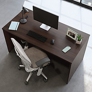 OfficeWorks by Sauder Affirm 60'' Desk Shell, L: 59.06'' x W: 29.53'' x H: 29.29'', Noble Elm