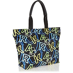 Karl Lagerfeld Paris Amour Small Backpack, Black/Neon Clps Maybelle SLG