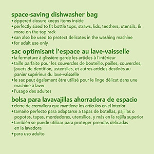 green sprouts Multi-use Washer Bag Keeps Small Items Secure During Wash Cycle Multi-Purpose Use for Washing Machine or Dishwasher, 1 Count (Pack of 1)