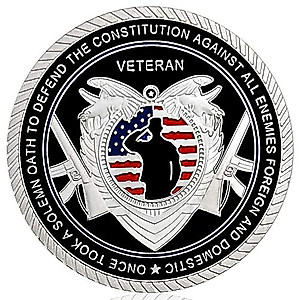 Veterans Challenge Coin Military Soldiers' Oath