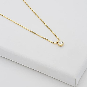 Ted Baker London Sininaa Crystal Pendant Necklace For Women (Gold/Crystal)