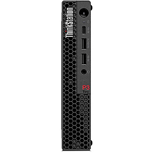 Lenovo 2024 ThinkStation P3 Tiny Workstation (Intel 13th Gen 16-Core i7-13700T, 32GB DDR5 RAM, 1TB SSD, NVIDIA T1000 8GB Graphics Card) Mini Business Desktop PC, 3-Year Warranty, Win 11 Pro