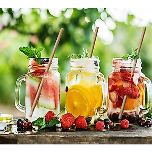 250pc Bendable Brown Paper Eco Friendly Biodegradable Straws Compostable And Disposable For Drinking Or Crafts