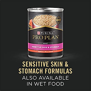 Purina Pro Plan Sensitive Skin and Stomach Dog Food Salmon and Rice Formula - 4 lb. Bag