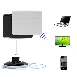 30 Pin Bluetooth Receiver Adapter for iPod iPhone iPad Speaker Dock Bluetooth A2DP Music Audio Receiver 30 Pin Compatible Bose iPod SoundDock (White)