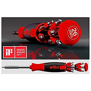 Wiha 77790 14 Piece Ultra Driver 26-in-1 Bit Holder Set