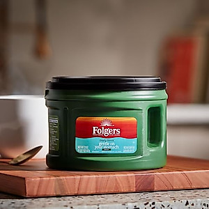 Folgers Simply Smooth Decaf Mild Roast Ground Coffee, 23 Ounces (Pack of 6)