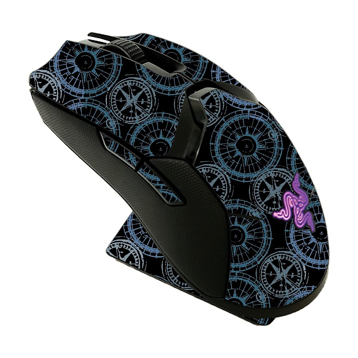 MightySkins Skin Compatible with Razer Viper Ultimate - Compass Tile | Protective, Durable, and Unique Vinyl Decal wrap Cover | Easy to Apply, Remove, and Change Styles | Made in The USA