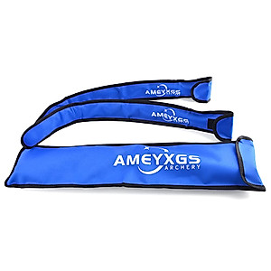 SHARROW Archery Bow Limb Sleeve and Recurve Bow Riser Protective Bag for Recurve Hunting Bow Accessory (Blue)