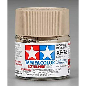 TAMIYA America, Inc Acrylic Mini XF78, Deck Tan, TAM81778