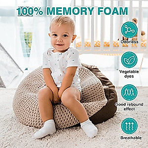 Shredded Memory Foam Filling for Bean Bag Filler Foam- Premium Soft Pillow Stuffing Foam- Couch Cushion Filling for Pouf Dog Beds Bean Bag Chairs Arts Crafts, Without Added Gel Particles (10LB)